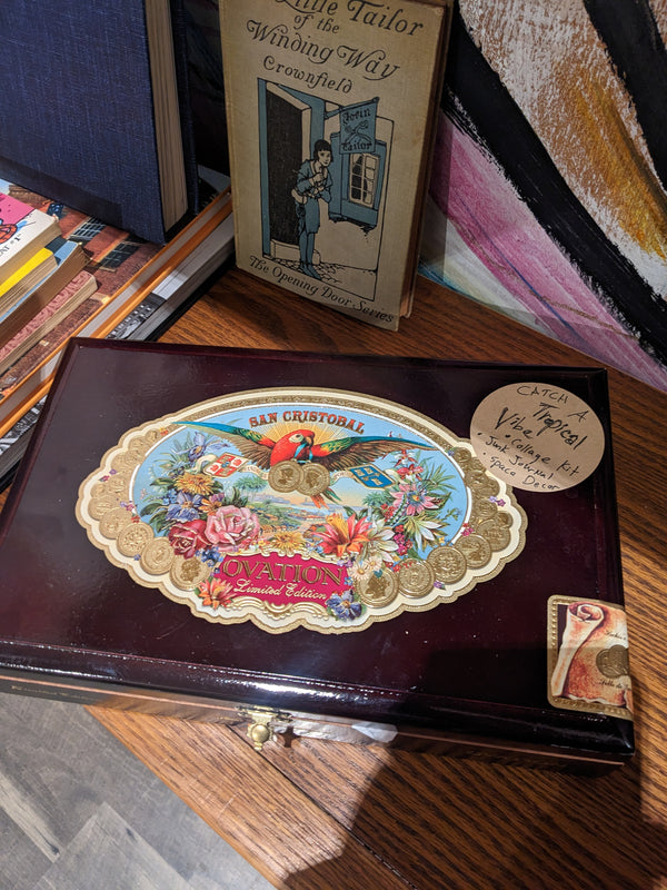 Tropical Vibe Cigar Box - Recycle Read Repeat