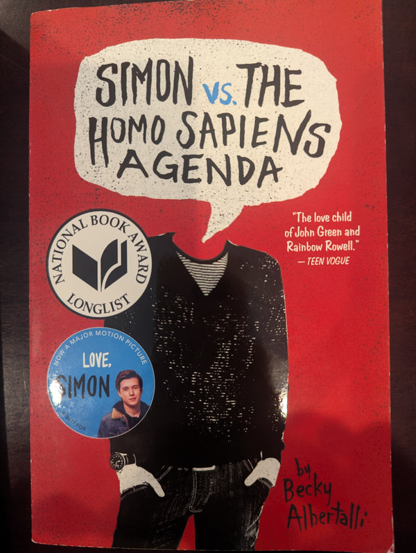 Simon vs The Homo Sapiens Agenda : Becky Albertalli - Recycle Read Repeat