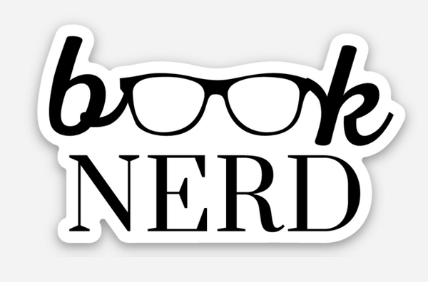 Book Nerd Sticker - Recycle Read Repeat